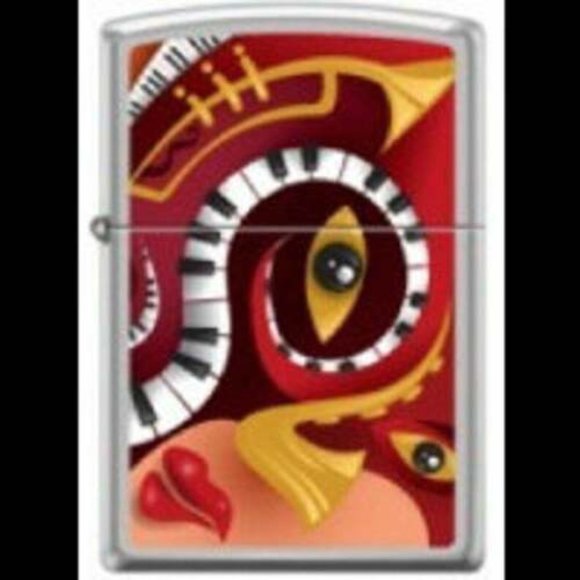 Zippo | Accessories | Cool Abstract Music Art Zippo Lighter | Poshmark